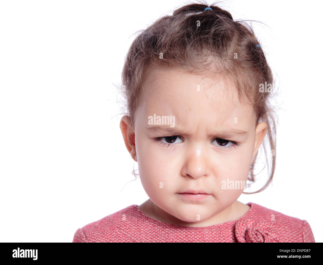 portrait of a beautiful angry girl Stock Photo - Alamy