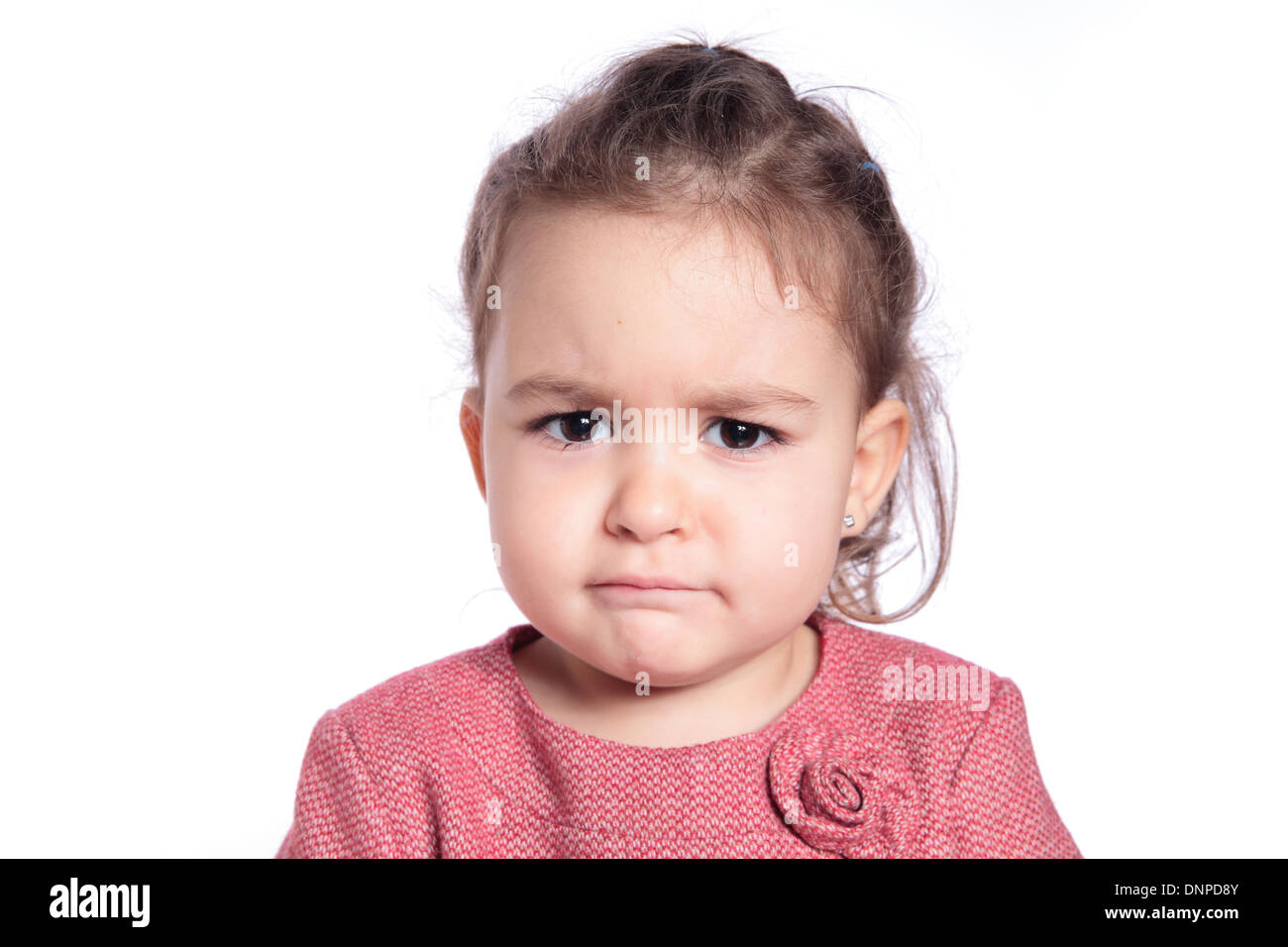 Cute Baby Girl Angry