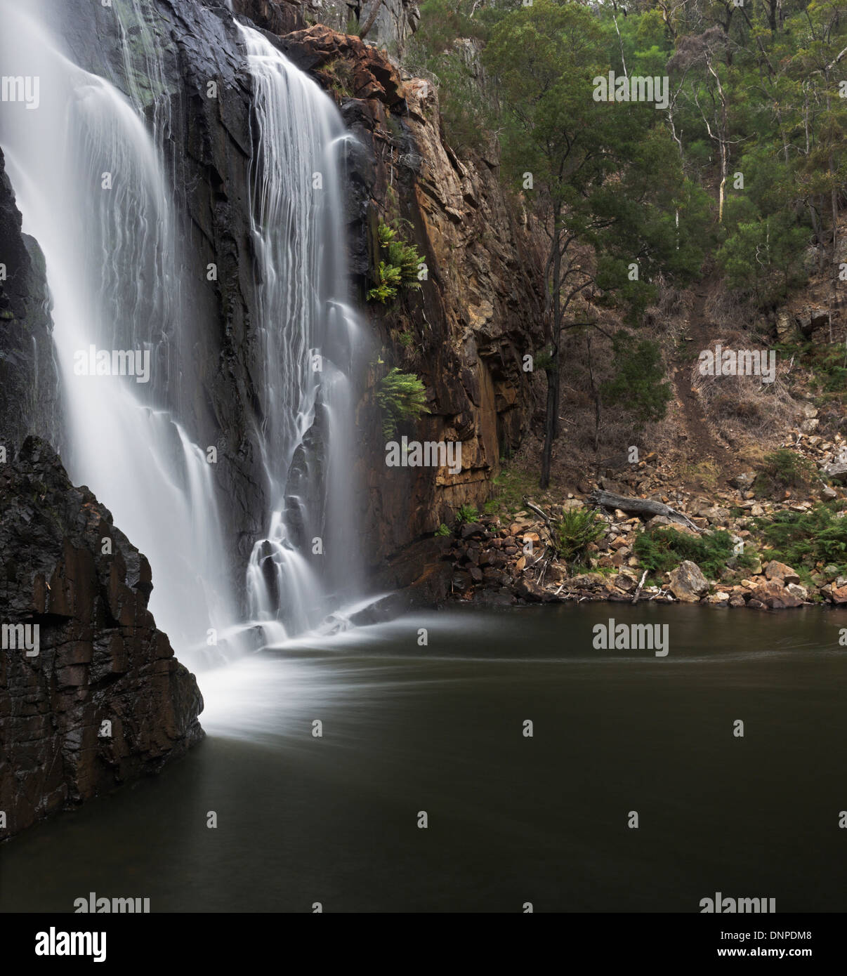 Australia, Victoria, Grampians National Park, Mackenzie waterfalls ...