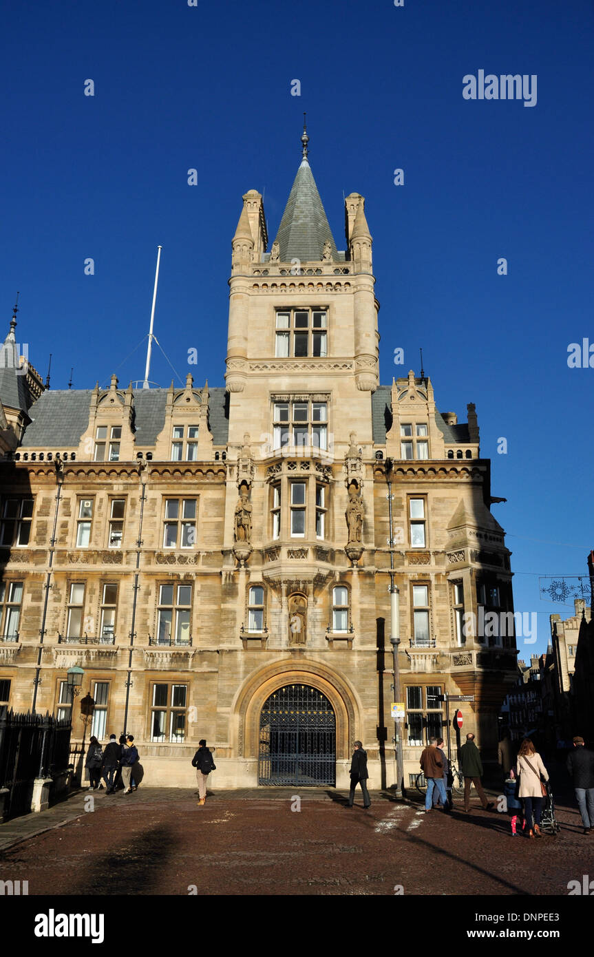 Gonville and Caius College in the city centre, Cambridge, England, UK ...