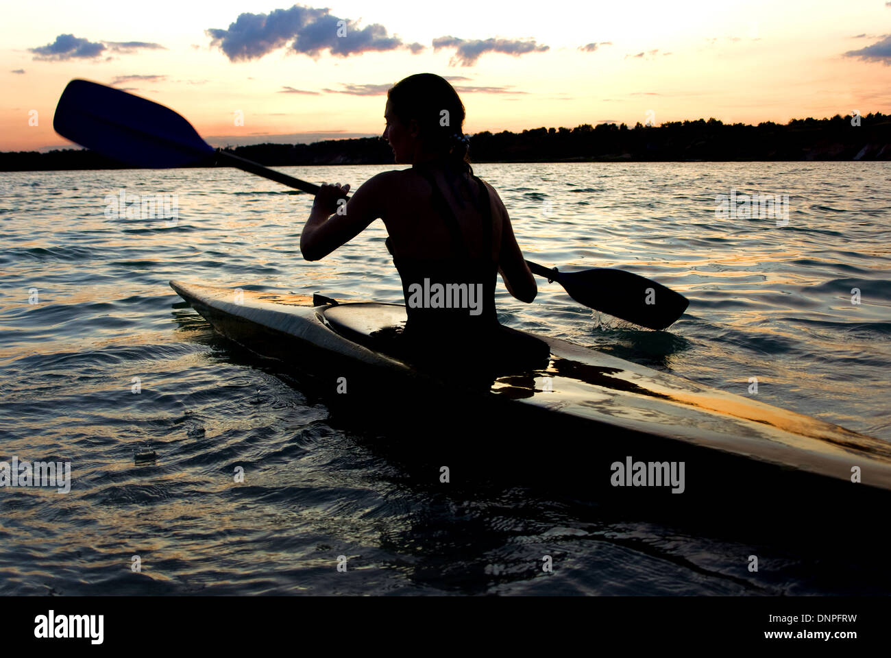 Female canoeist hi-res stock photography and images - Alamy