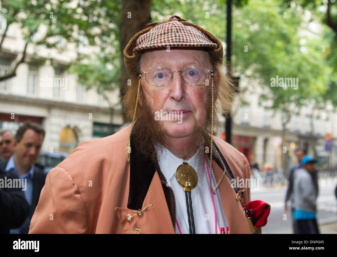 Racing pundit John McCririck Ex Channel Four Television Stock Photo - Alamy