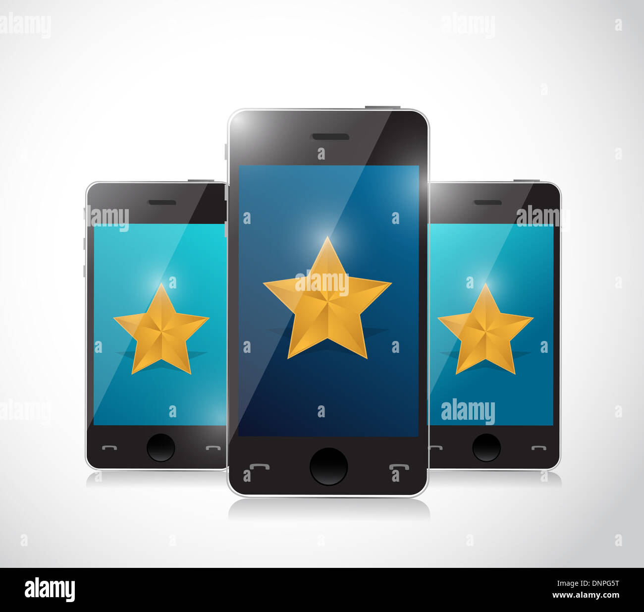 phone review concept illustration design over a white background Stock ...