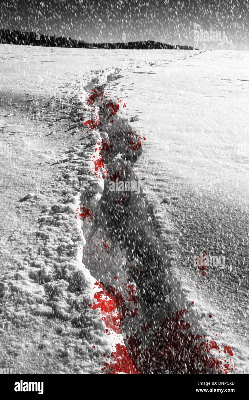 Trail Of Blood Stock Photos & Trail Of Blood Stock Images - Alamy