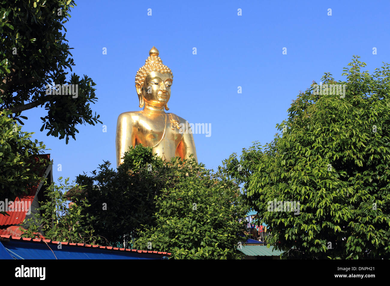golden buddha at golden triangle,chiang sean Stock Photo - Alamy