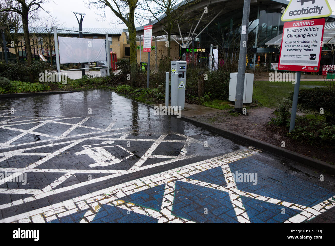 Charging point on january hi-res stock photography and images - Alamy