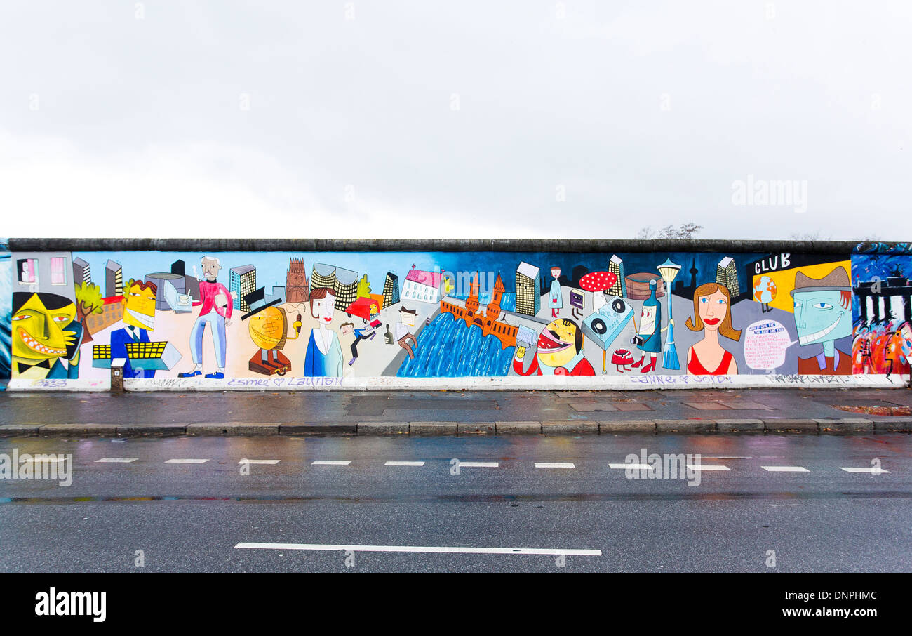 06/12/2013 Berlin Wall mural. Berlin, Germany Stock Photo - Alamy