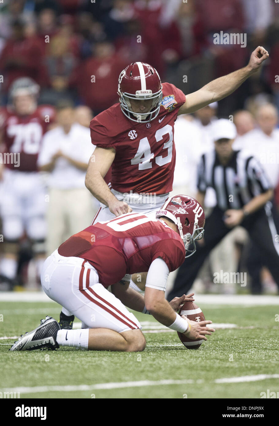 New Orleans, Louisiana, USA. 2nd Jan, 2014. January 02, 2014: Alabama ...