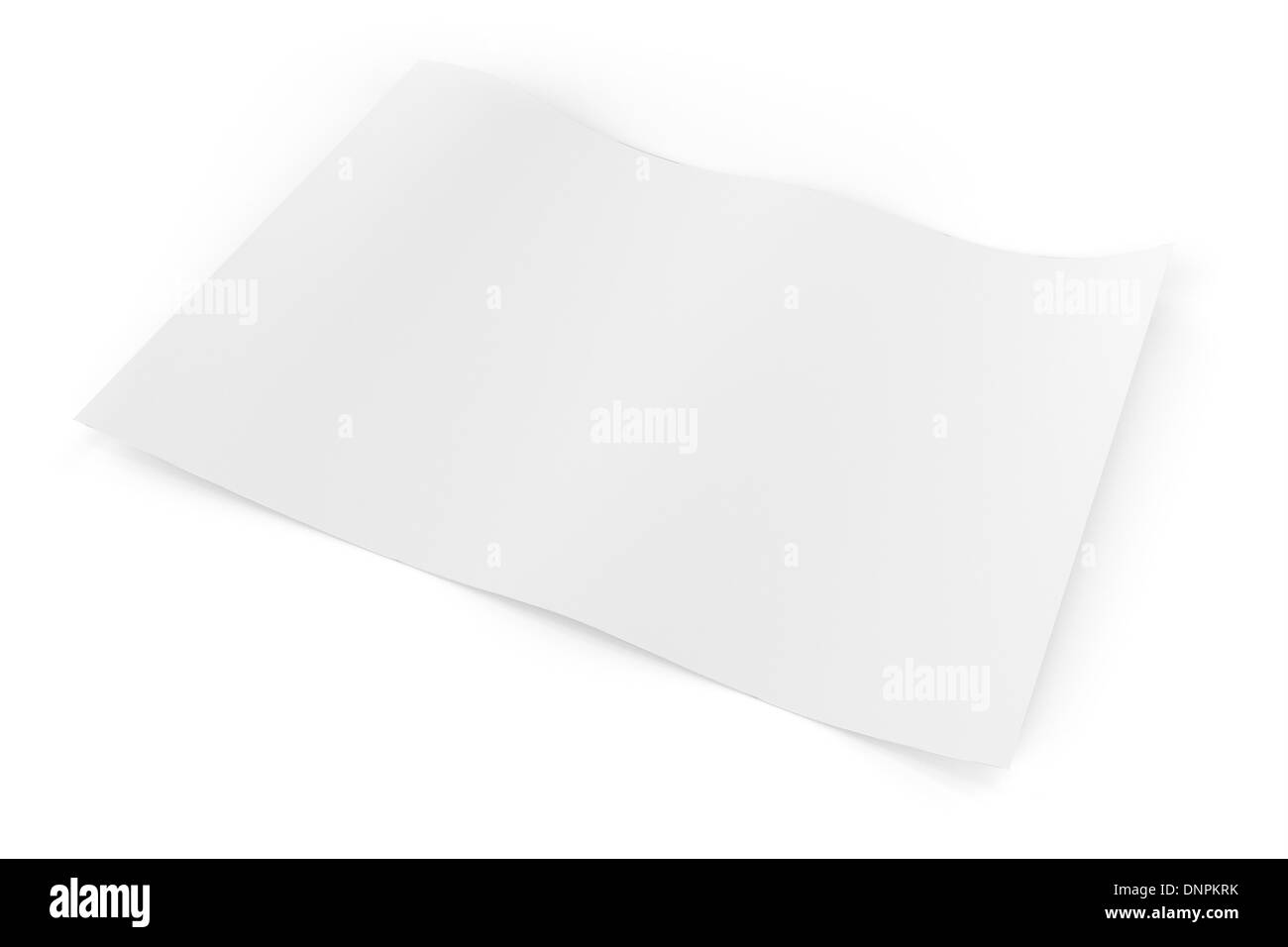 Crumpled Sheet - Isolated on White Background Stock Photo - Alamy