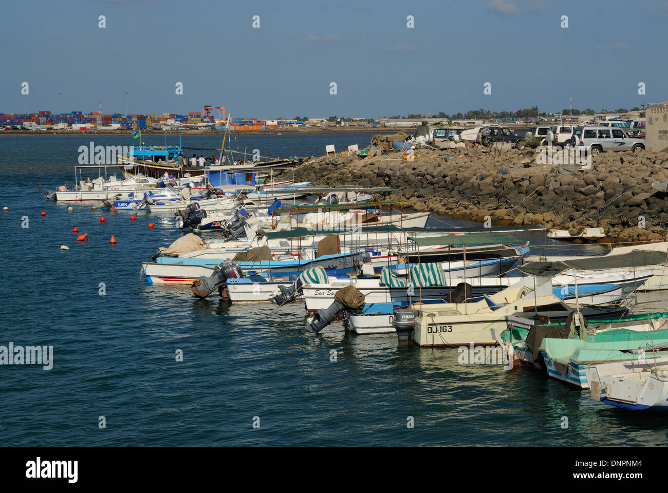 Fishing harbour of Djibouti city, Djibouti, Horn of Africa Stock Photo ...