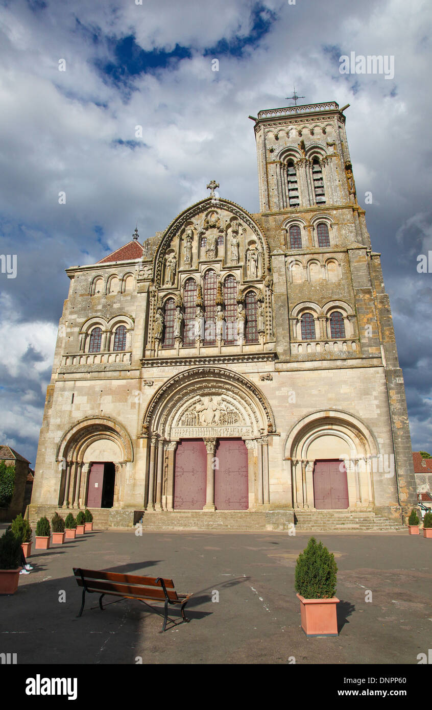 Vezelay Abbey was a Benedictine and Cluniac monastery in Vezelay in the ...