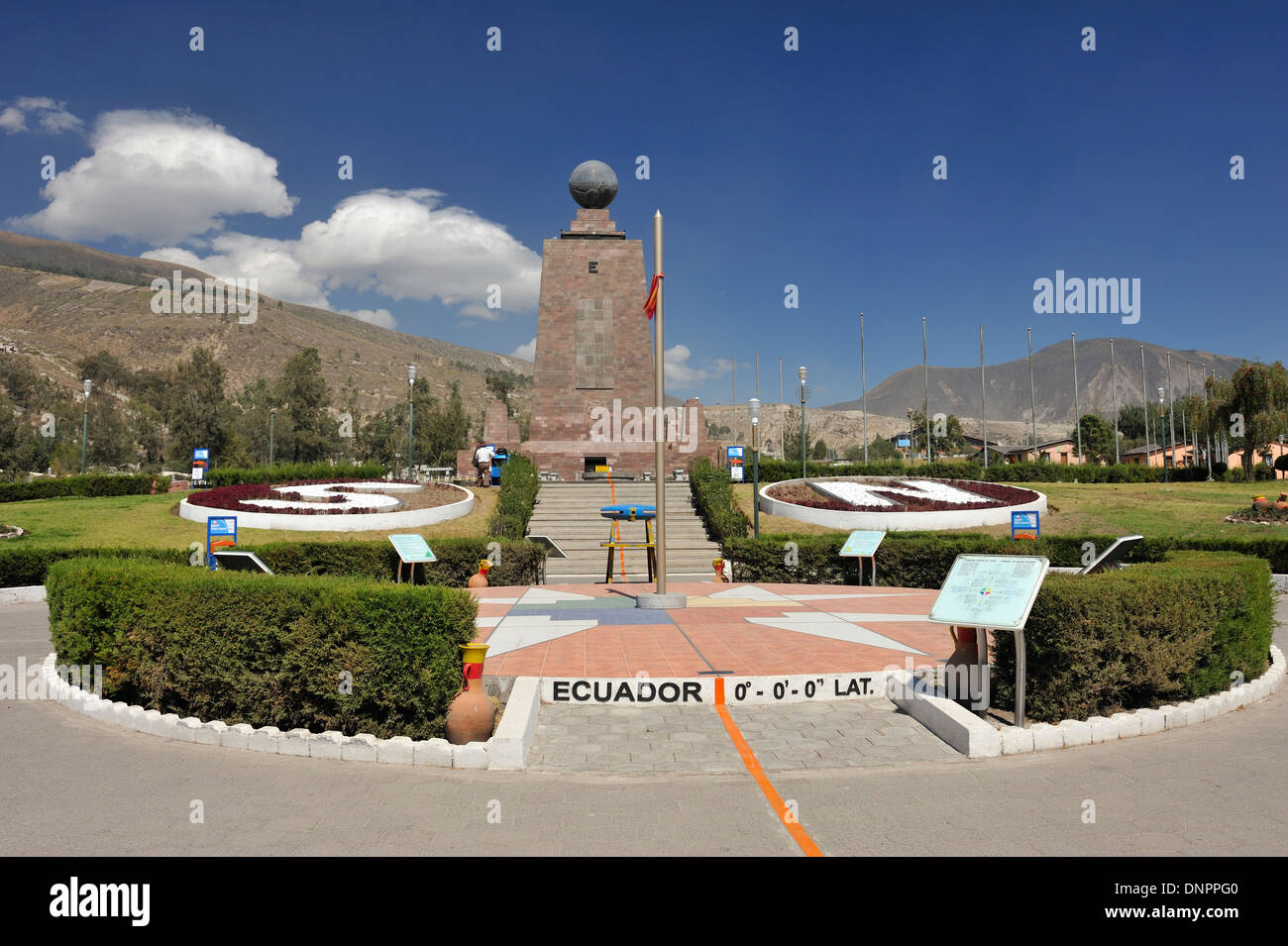 Monument of Ciudad Mitad del Mundo (Middlle of the World city ...