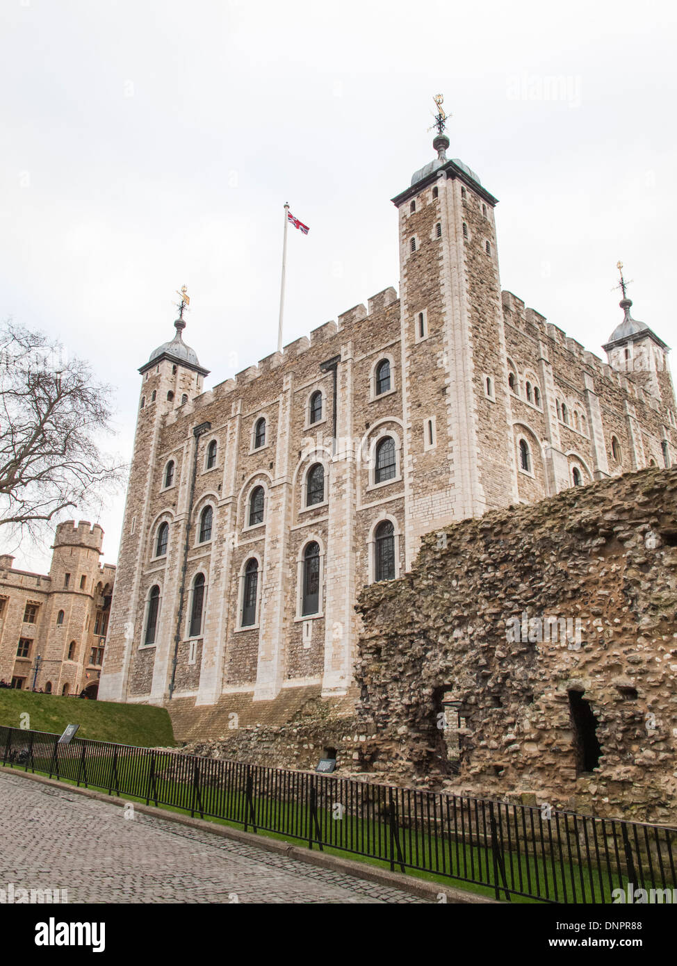 The White Tower at the Tower of London, possible burial place of the ...
