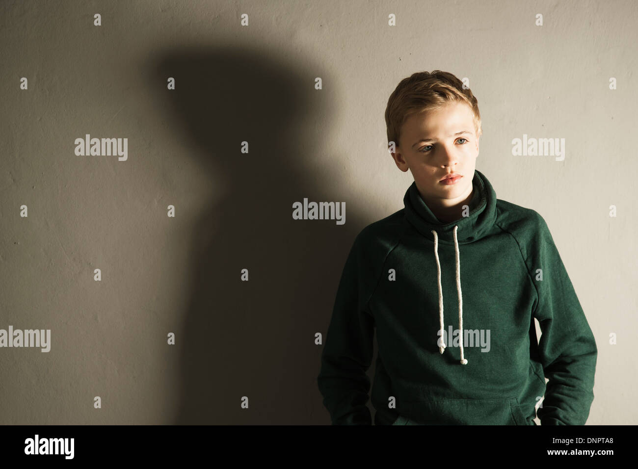 Portrait of Boy, Studio Shot Stock Photo - Alamy