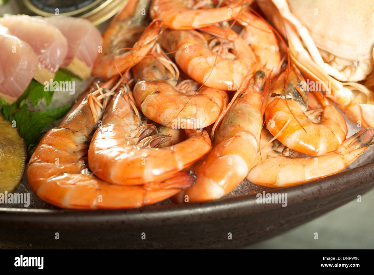 Delicious seafood plate hi-res stock photography and images - Alamy