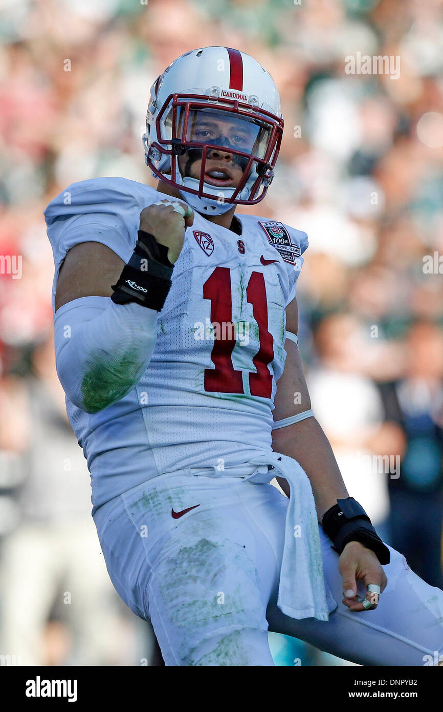 Pasadena, California, USA. 01st Jan, 2014. Stanford Cardinal linebacker ...