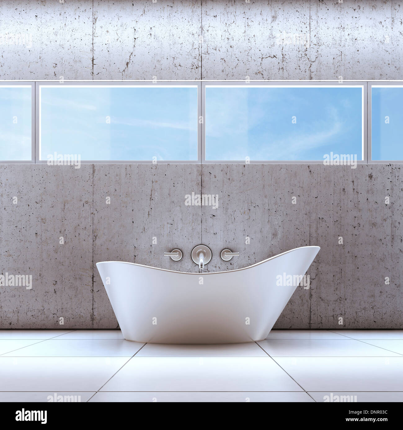 3D-Illustration of Bathtub Stock Photo - Alamy