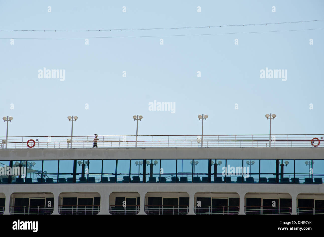 jogging on board Stock Photo - Alamy