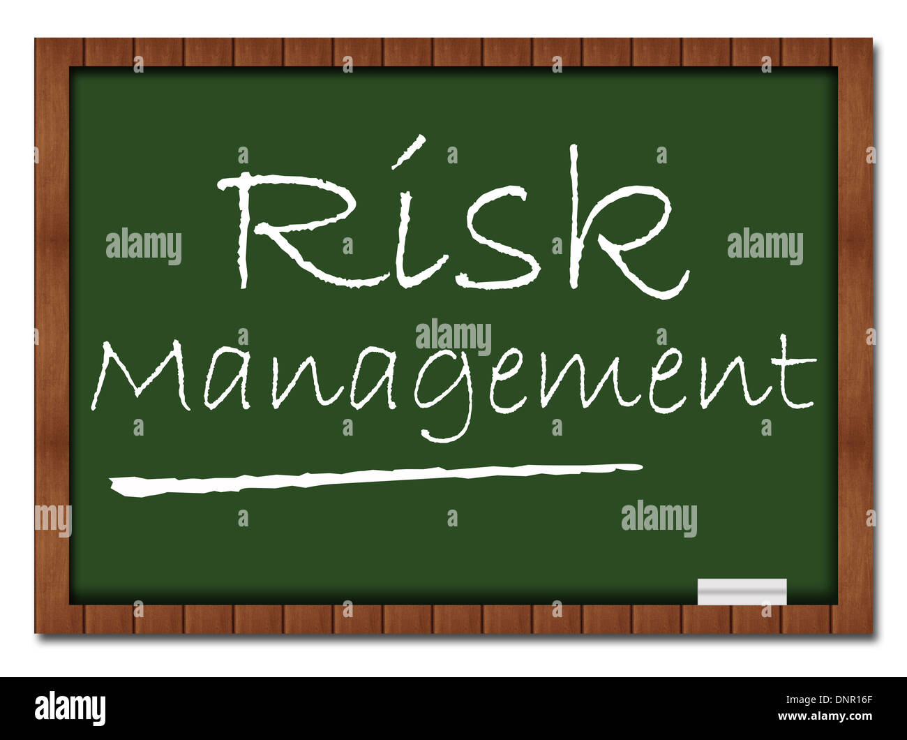 Risk Management - Classroom Board Stock Photo - Alamy