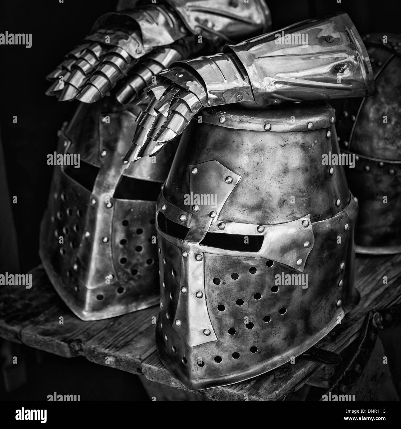 Middle ages helmet hi-res stock photography and images - Alamy