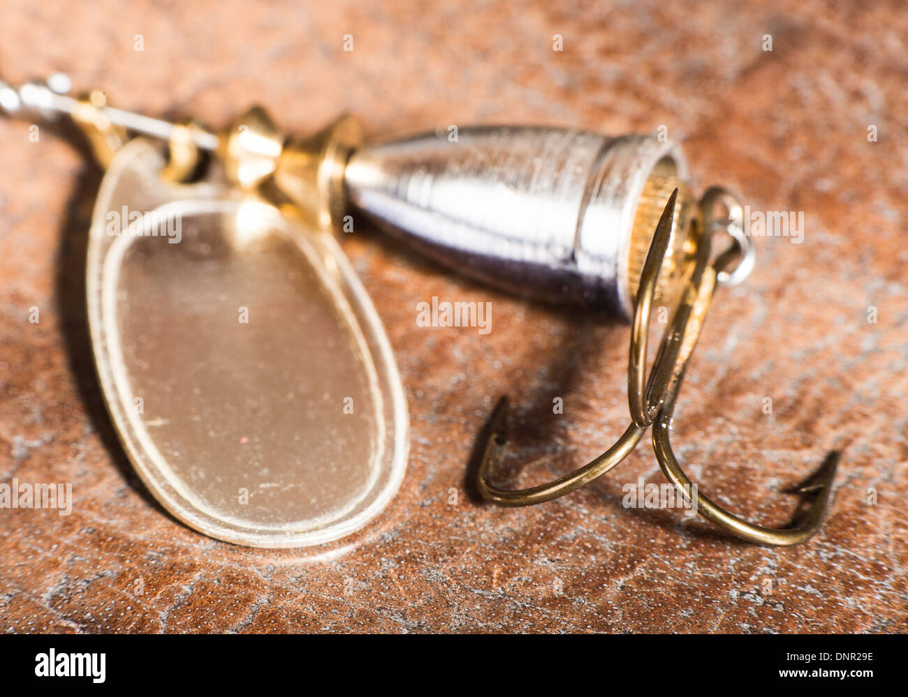 Hooks for fishing. Macro shot. Natural look Stock Photo - Alamy