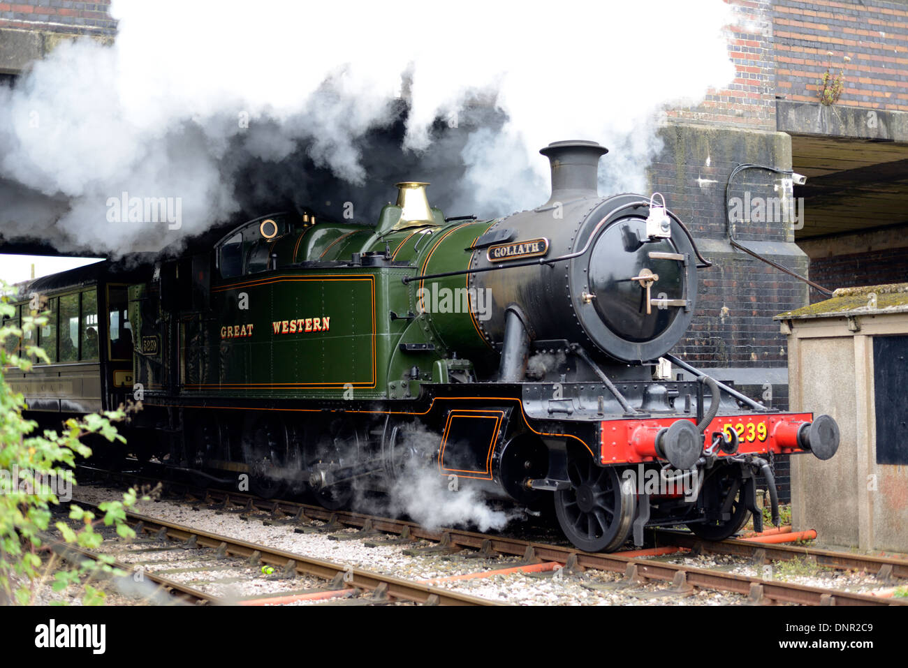 Steam locomotive goliath gwr 5205 hi-res stock photography and images ...