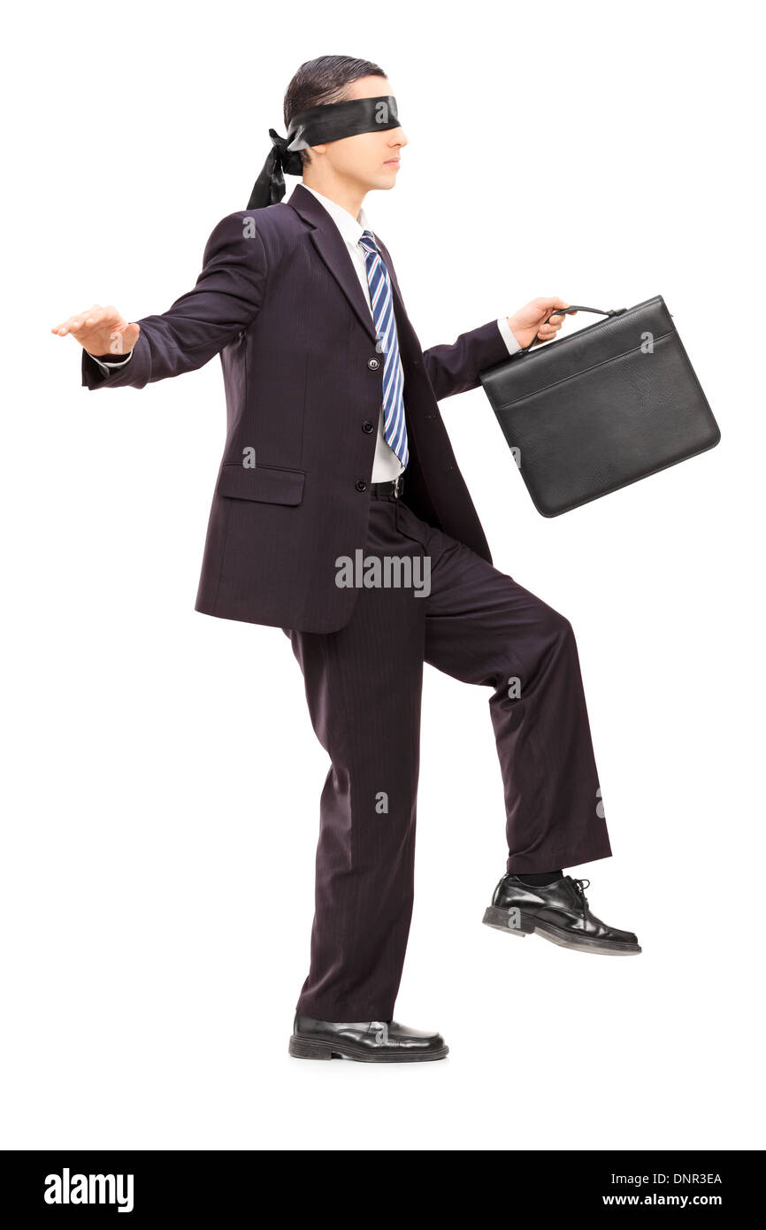 Full length portrait blind man hi-res stock photography and images - Alamy