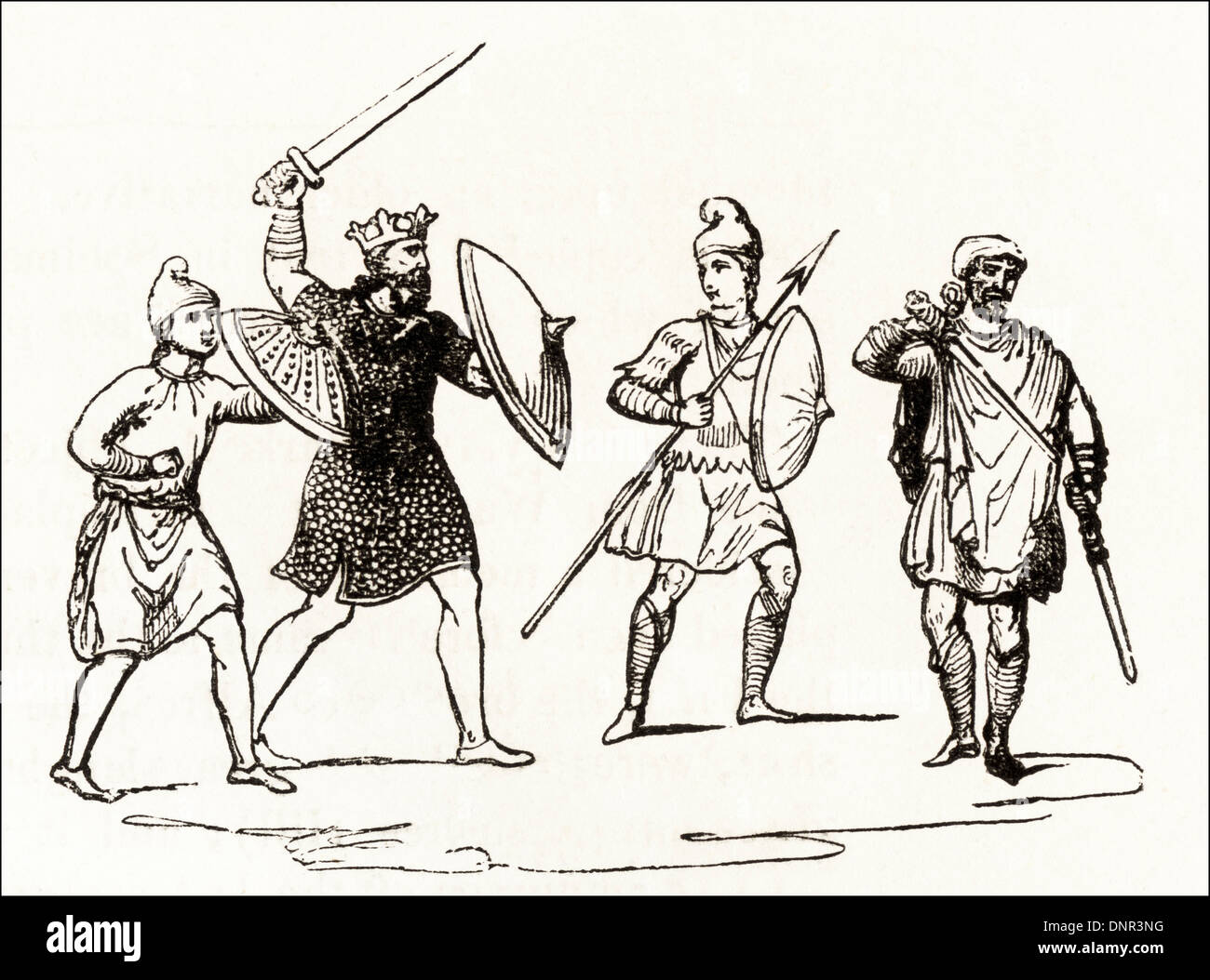 Anglo saxon shield hi-res stock photography and images - Alamy