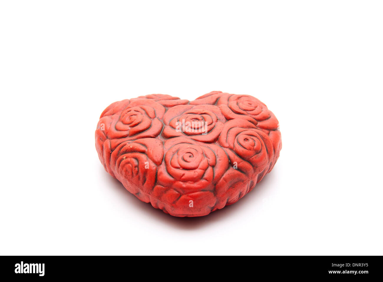 Red stone heart Stock Photo - Alamy