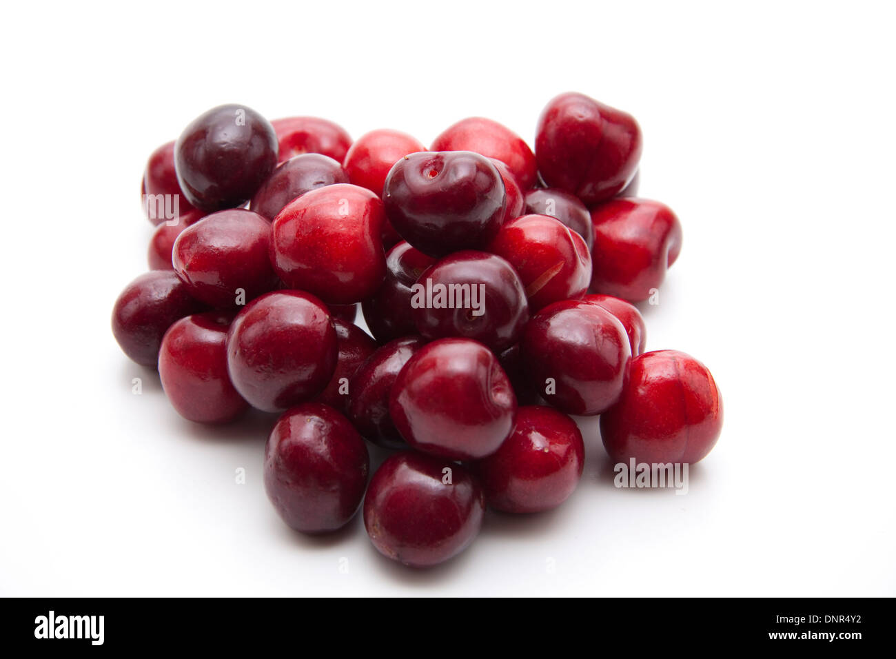 Fresh red cherries Stock Photo - Alamy