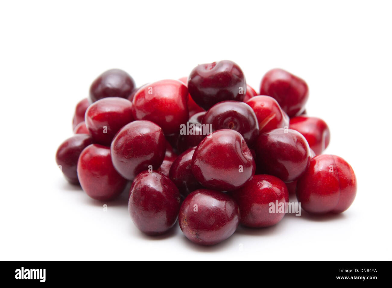 Fresh red cherries Stock Photo - Alamy