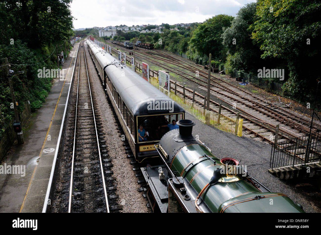 Steam Locomotive 'Hercules' GWR 4200 Class - Number 4277 stopping at ...