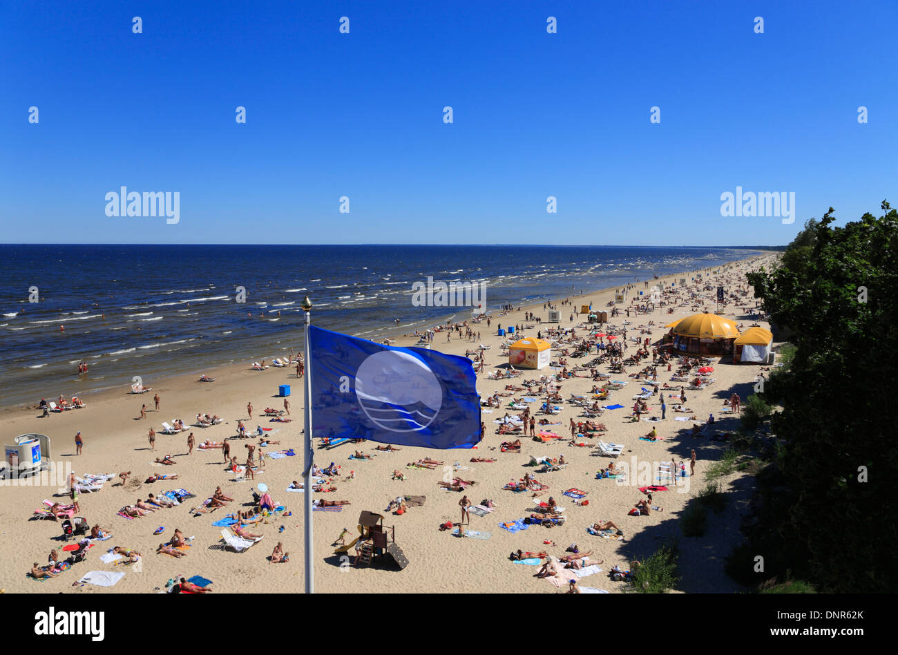 Majori beach, baltic sea, Jurmala, Riga, Latvia Stock Photo - Alamy