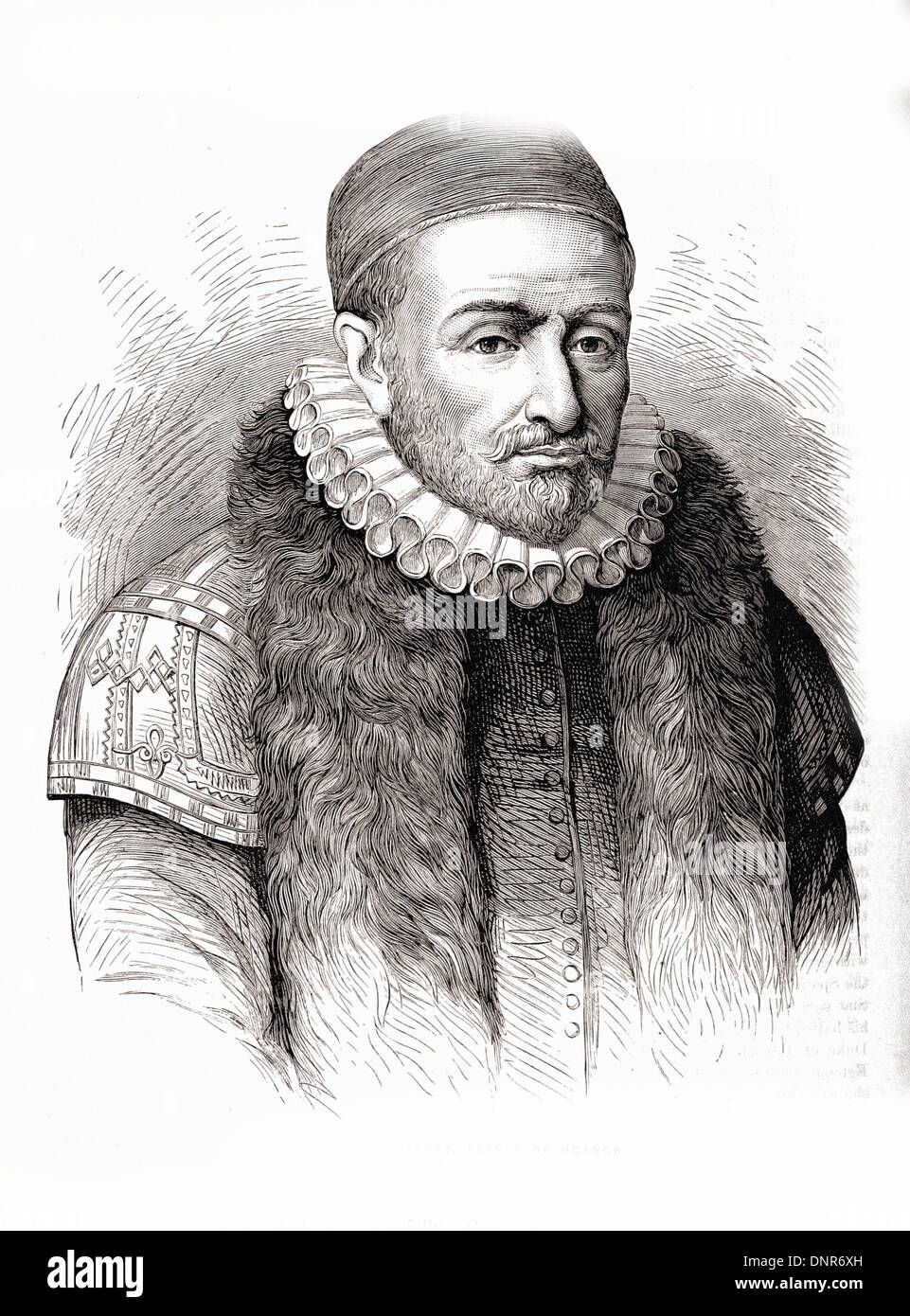 Portrait of William the Silent, Prince of Orange - British engraving ...