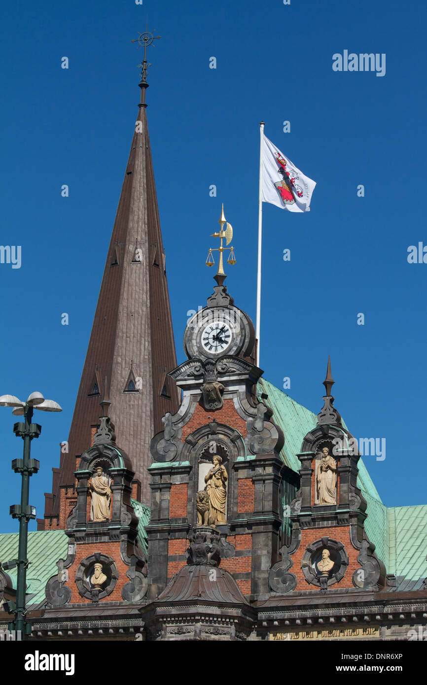Malmö, the City hall, Sweden Stock Photo - Alamy