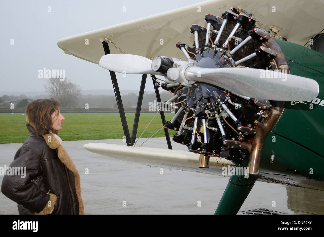 Boeing stearman engine propeller hi-res stock photography and images ...
