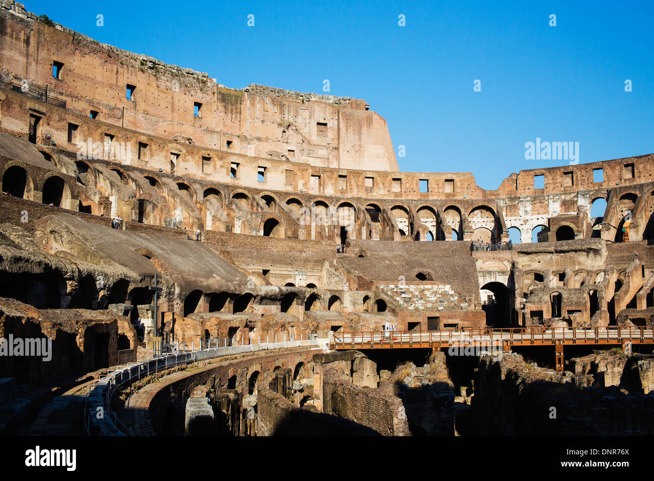 Architectural detail of The Colosseum, Rome, Italy, Europe Stock Photo ...