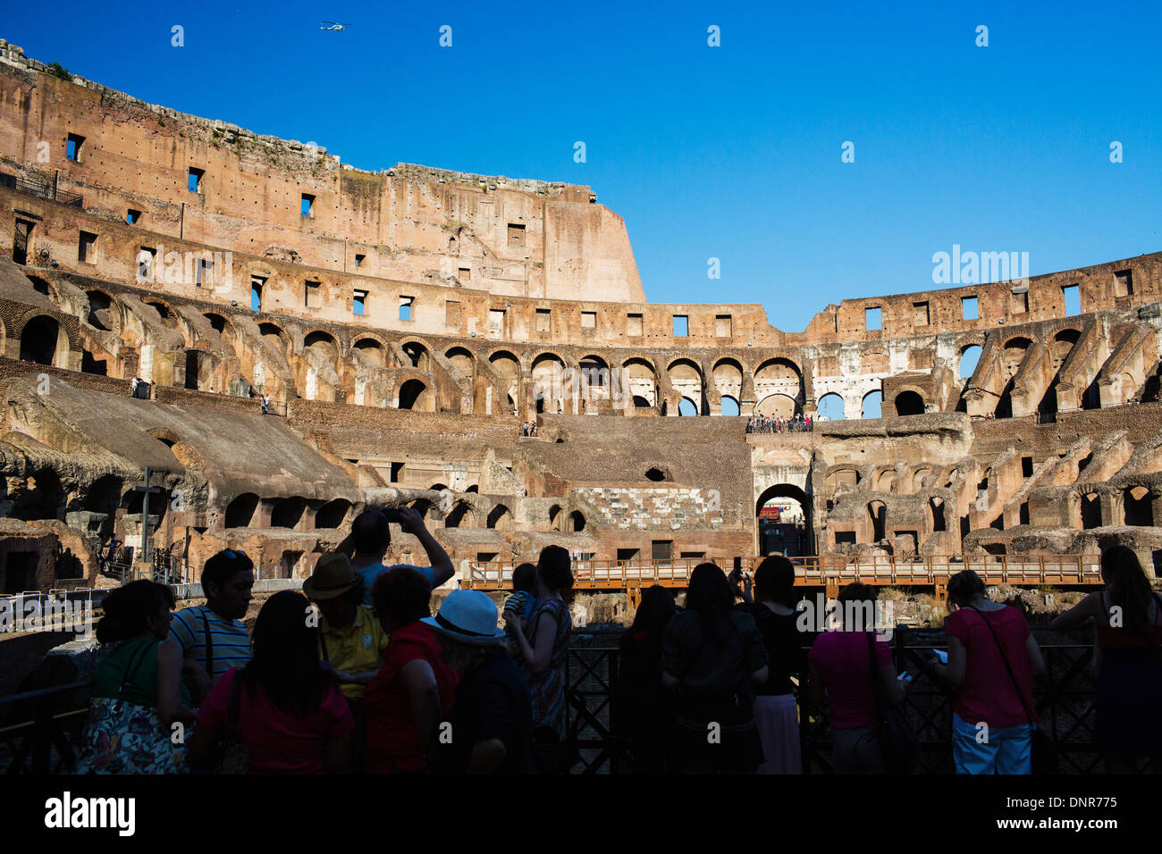 Architectural detail of The Colosseum, Rome, Italy, Europe Stock Photo ...