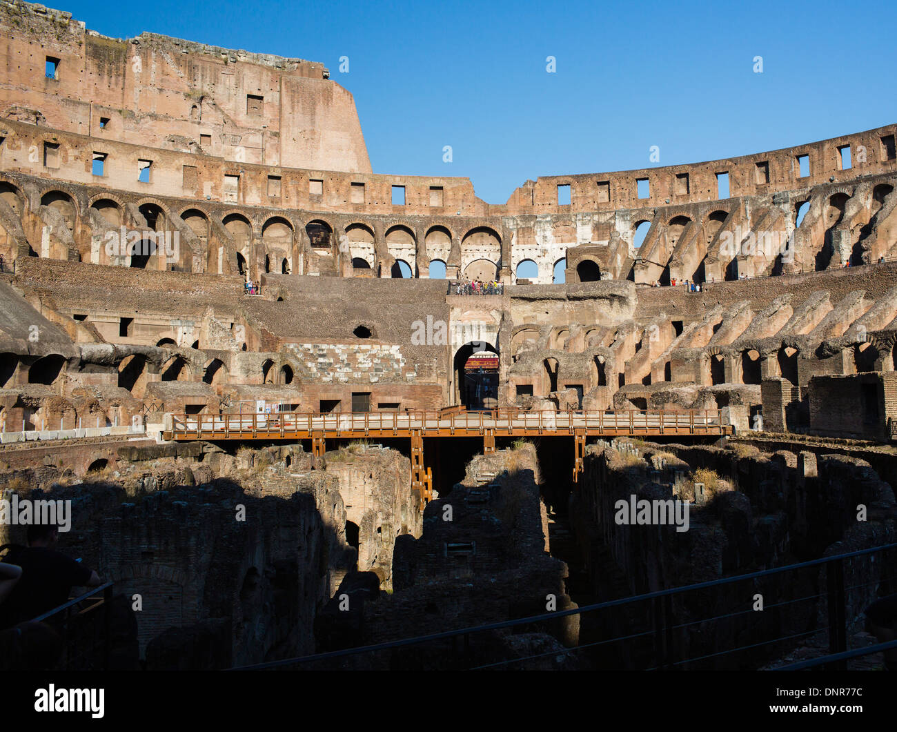 Architectural detail of The Colosseum, Rome, Italy, Europe Stock Photo ...