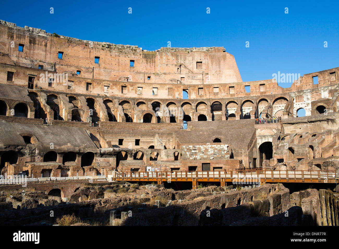 Architectural detail of The Colosseum, Rome, Italy, Europe Stock Photo ...