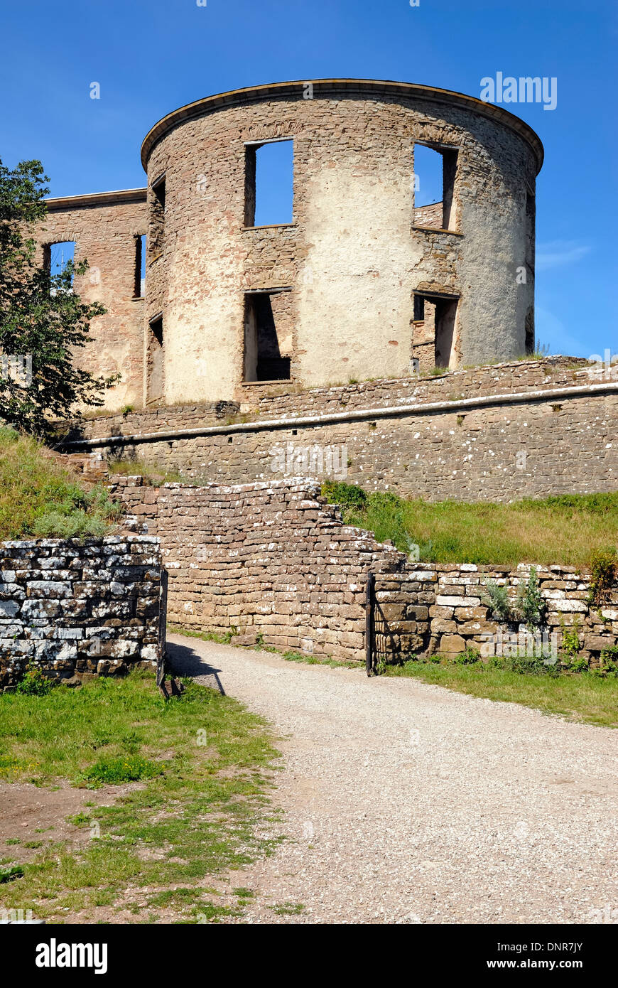 Borgholm castle ruins Stock Photo - Alamy