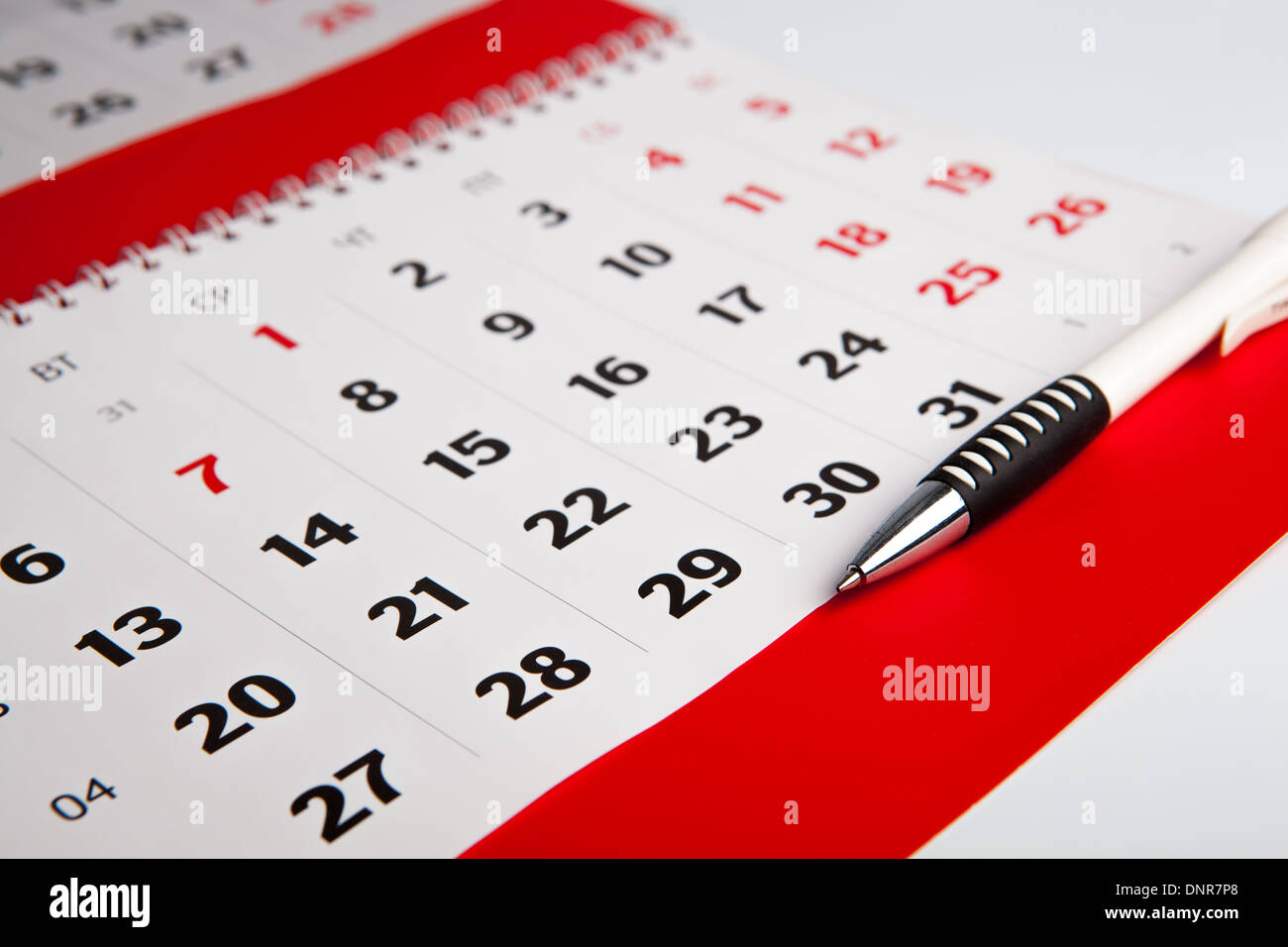 Large number wall calendar hi-res stock photography and images - Alamy