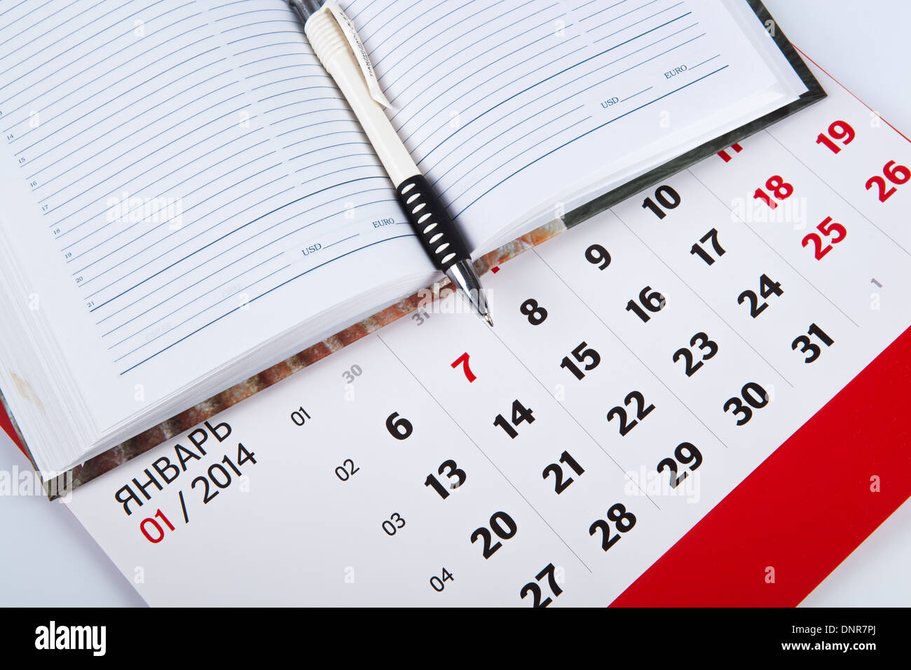 Large number wall calendar hi-res stock photography and images - Alamy