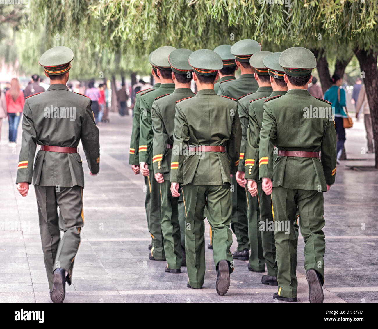 Beijing, China. 16th Oct, 2006. Uniformed police officers of the ...