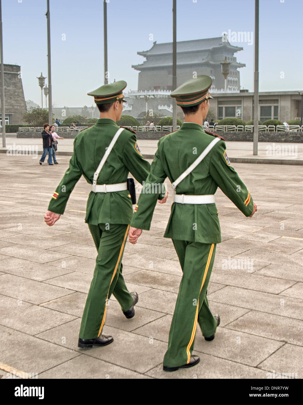Beijing, China. 16th Oct, 2006. A pair of uniformed police officers of ...