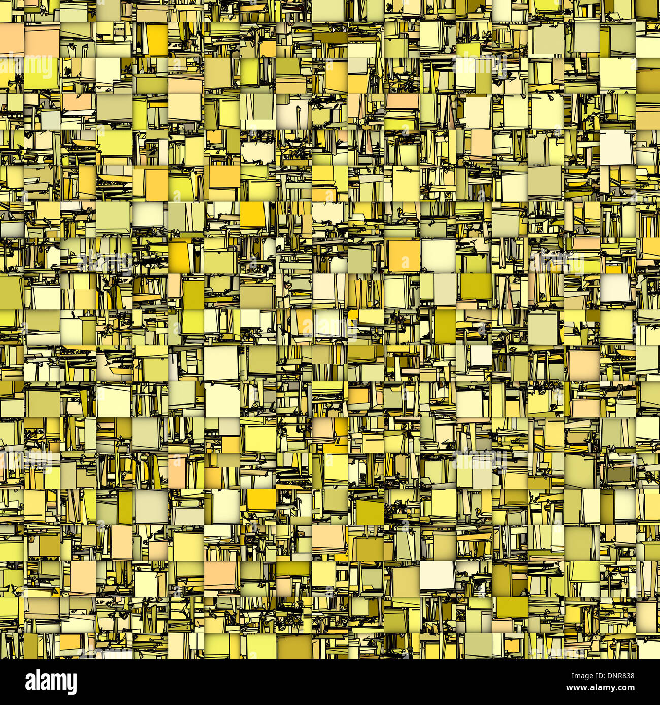 abstract tile mosaic backdrop in yellow Stock Photo - Alamy