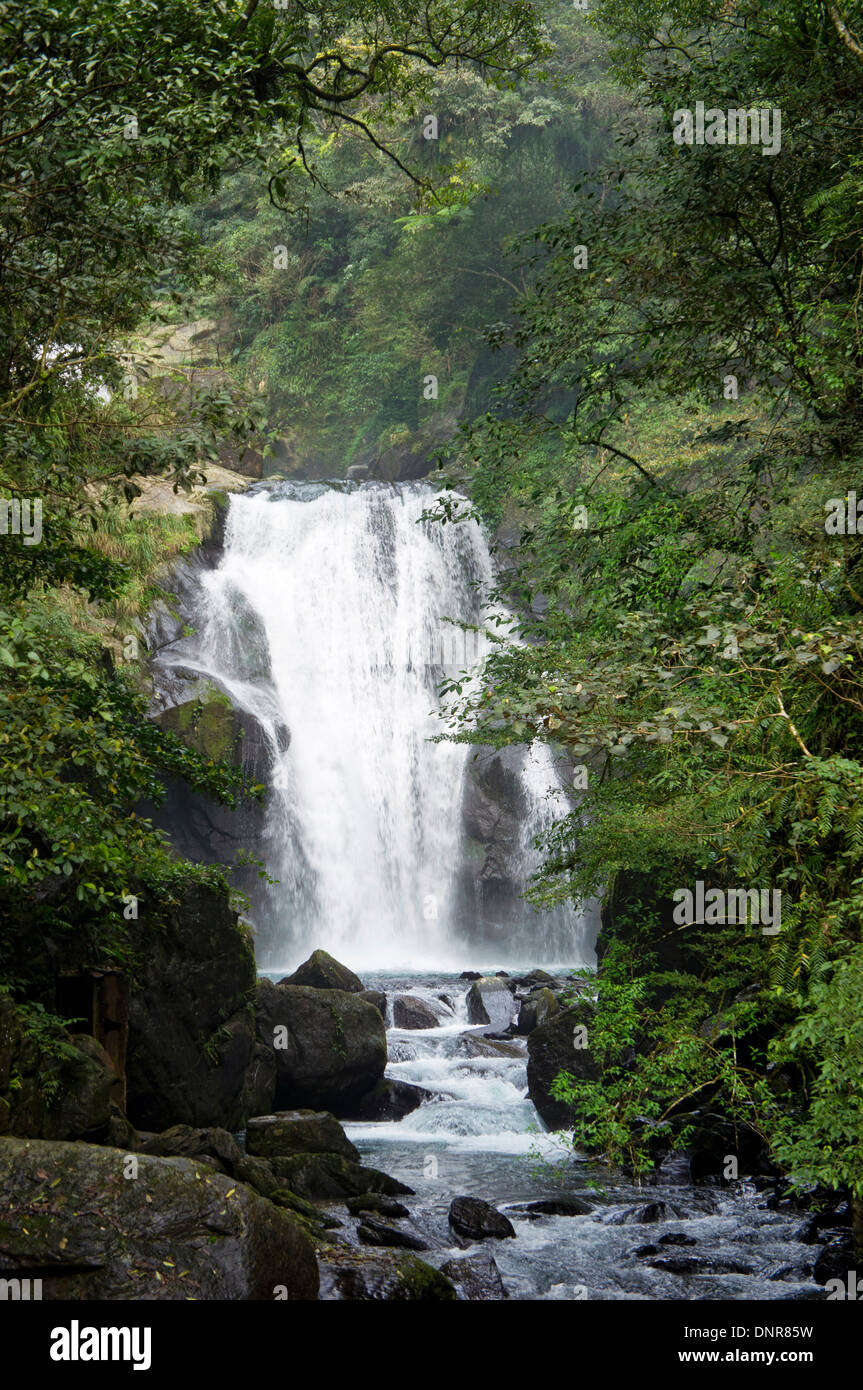 Waterfall in Valley of Wulai, Taiwan Stock Photo - Alamy