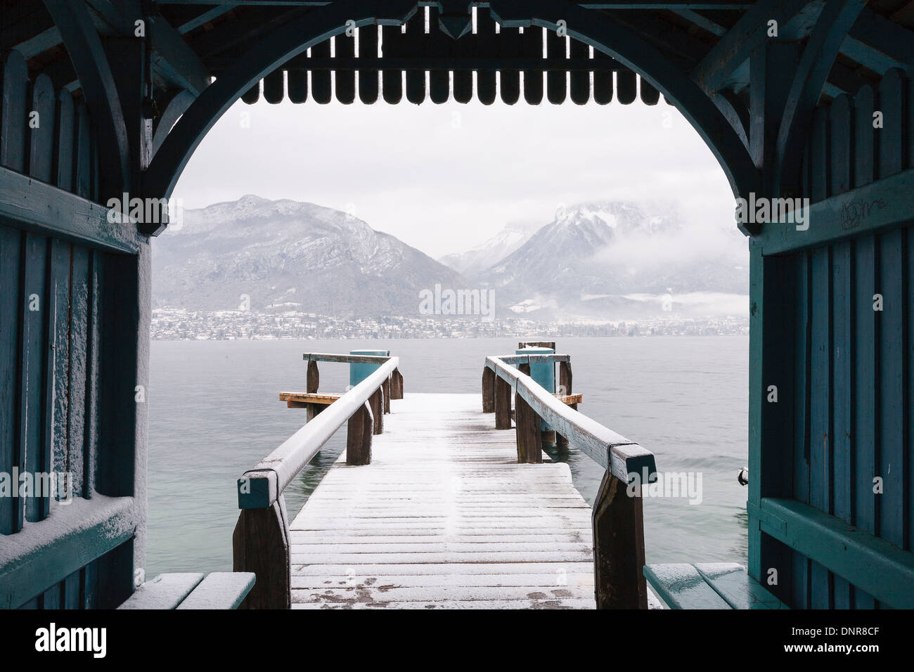 Boarding point, Annecy lake, Savoie, France, Europe Stock Photo - Alamy