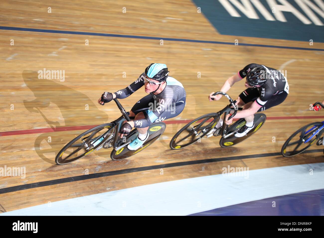 Manchester, UK. 4th January 2014. Revolution Series Track Cycling Round ...
