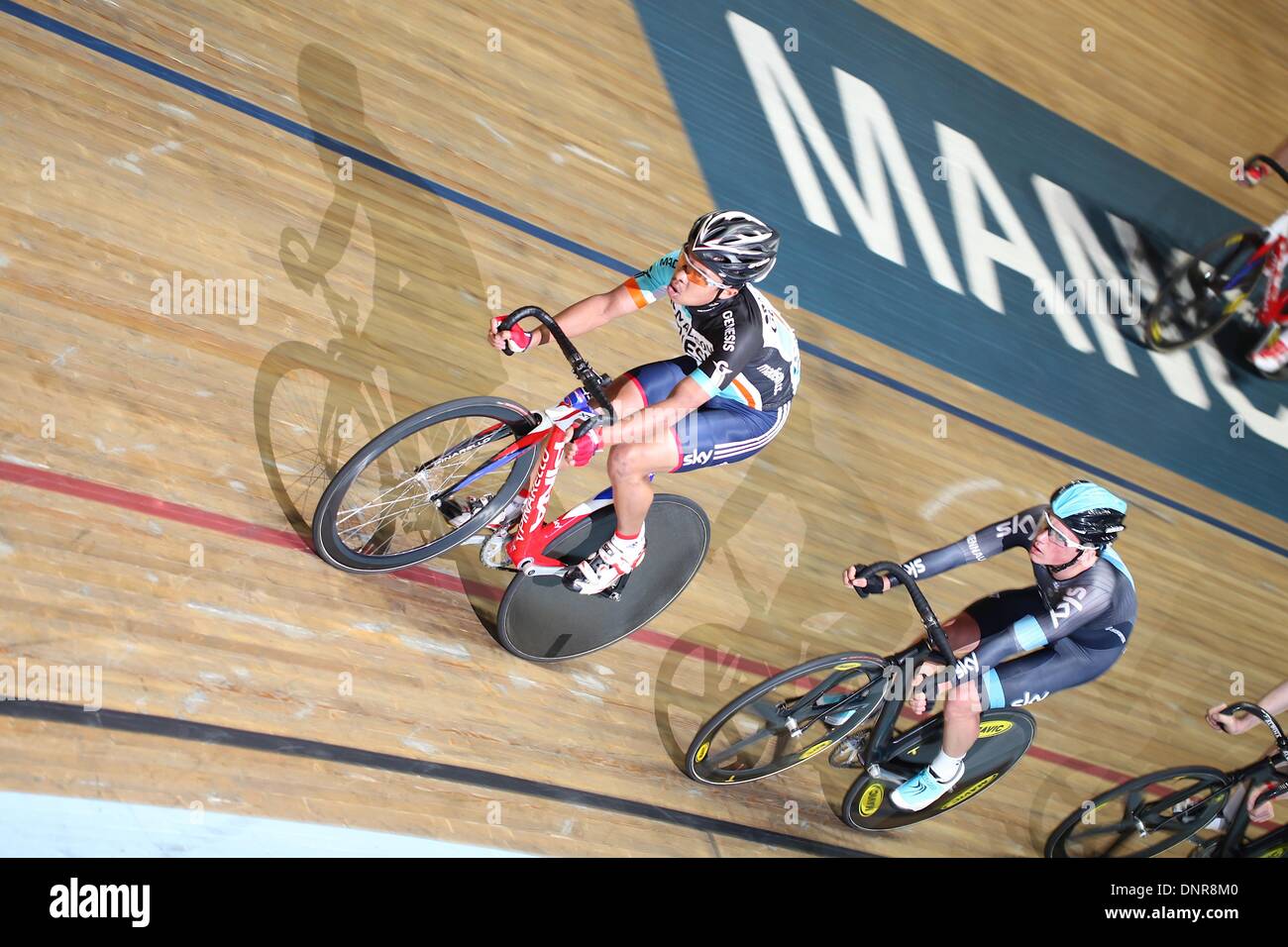 Manchester, UK. 4th January 2014. Revolution Series Track Cycling Round ...